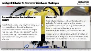 Warehouses Pick, Sort and Palletize With Next-Generation Robotics Intelligence | PDF