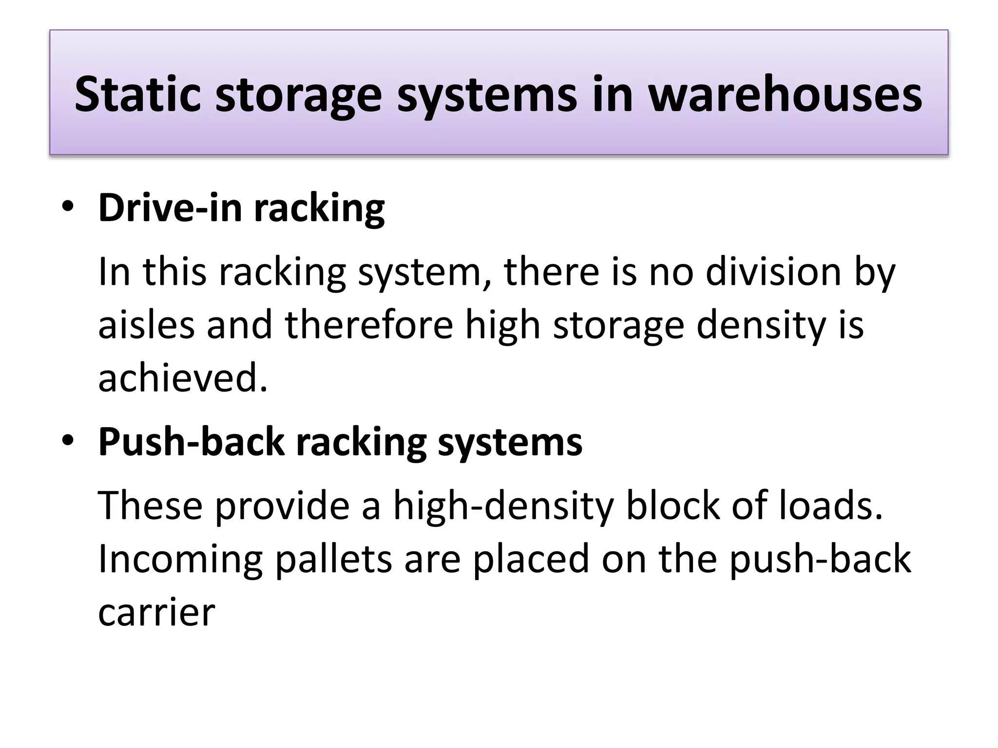 Warehouse storage systems and Material Handling Equipments.pptx