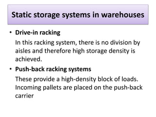 Warehouse storage systems and Material Handling Equipments.pptx
