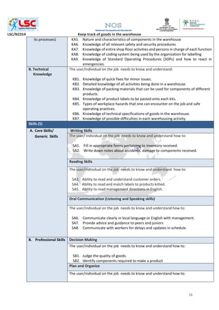 Warehouse supervisor | PDF | Logistics | Business