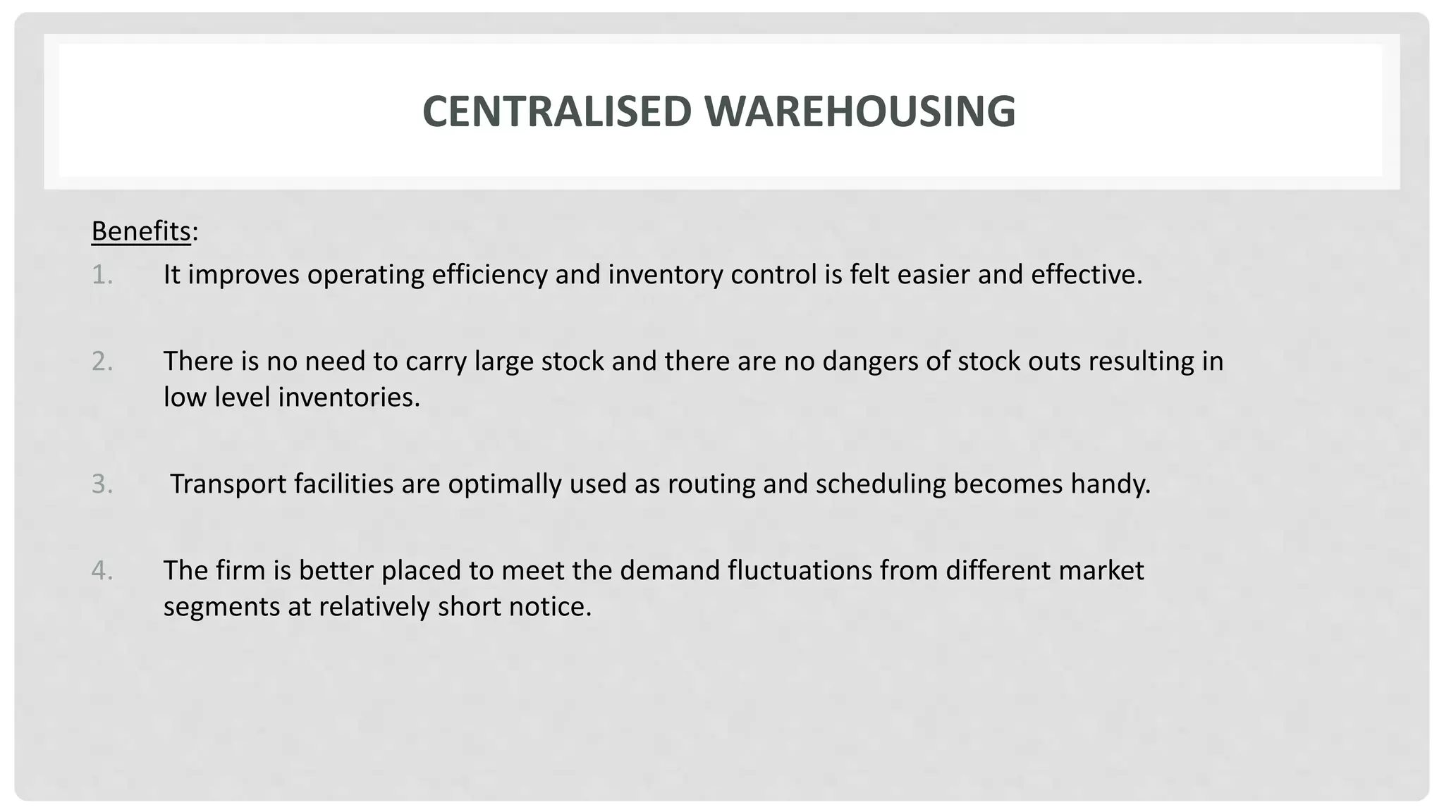 Warehousing | PPTX