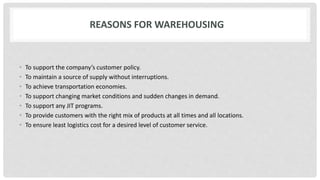 Warehousing | PPTX