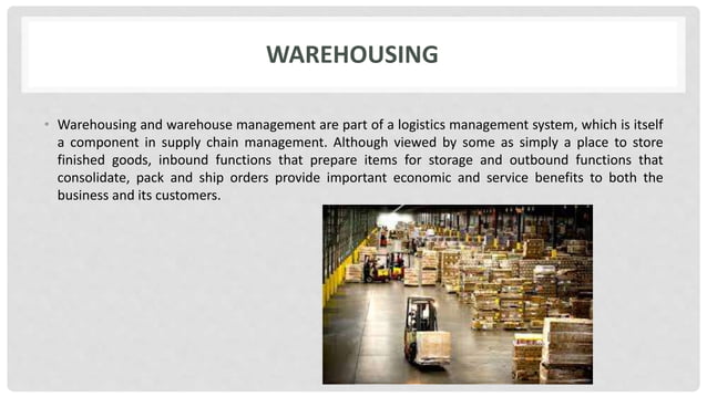 Warehousing | PPT