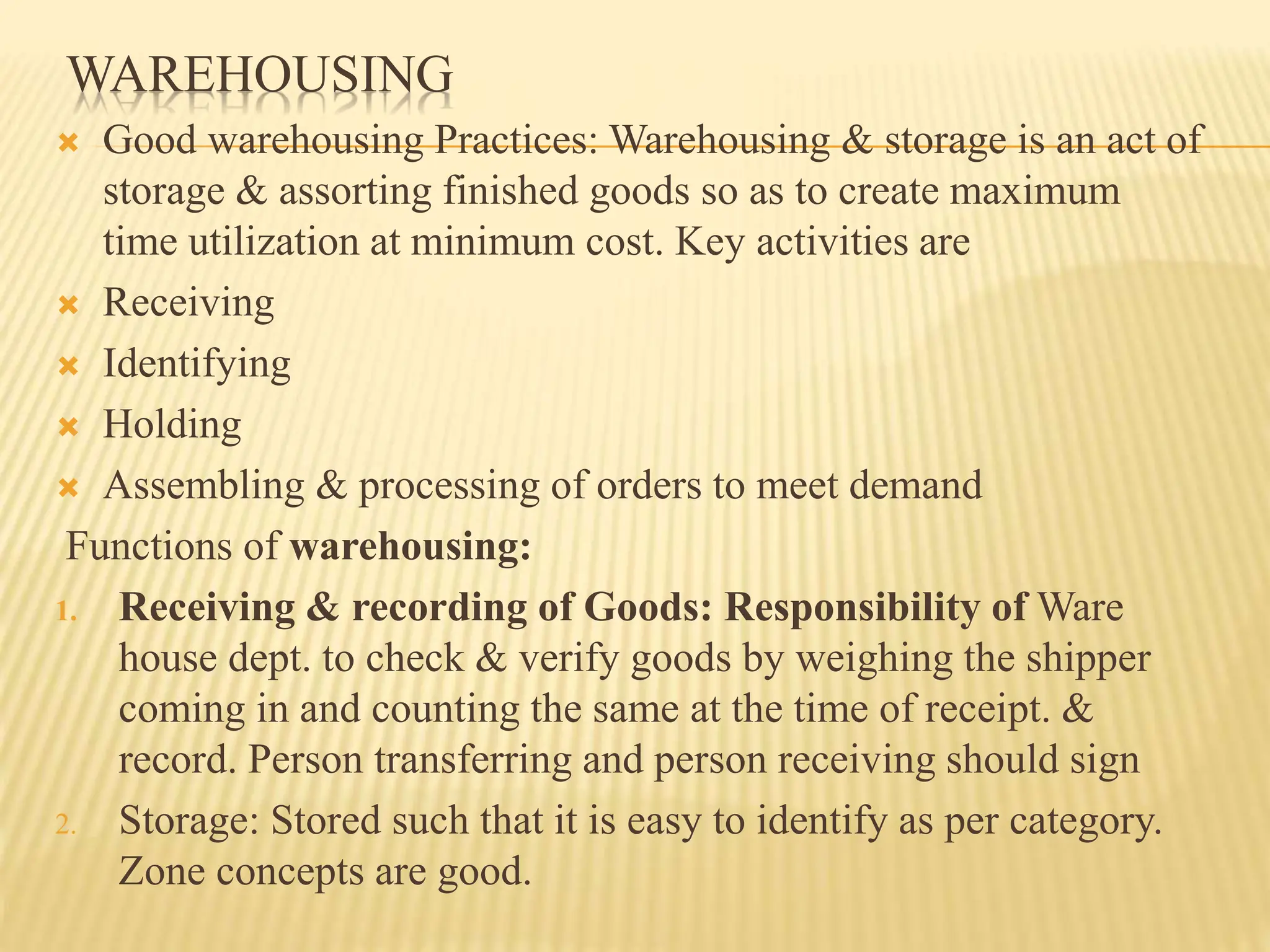Warehousing.pptx in the quality assurance | PPTX