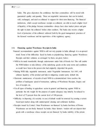 WAREHOUSING IN INDIA AND ITS SIGNIFICANCE | DOCX