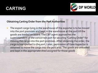 Warehousing at MICT CFS | PPTX