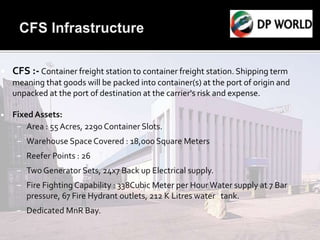 Warehousing at MICT CFS | PPTX