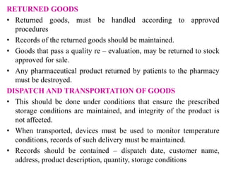 Warehousing & Material management | PPTX