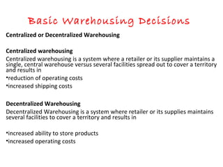 Warehousing project | PPT