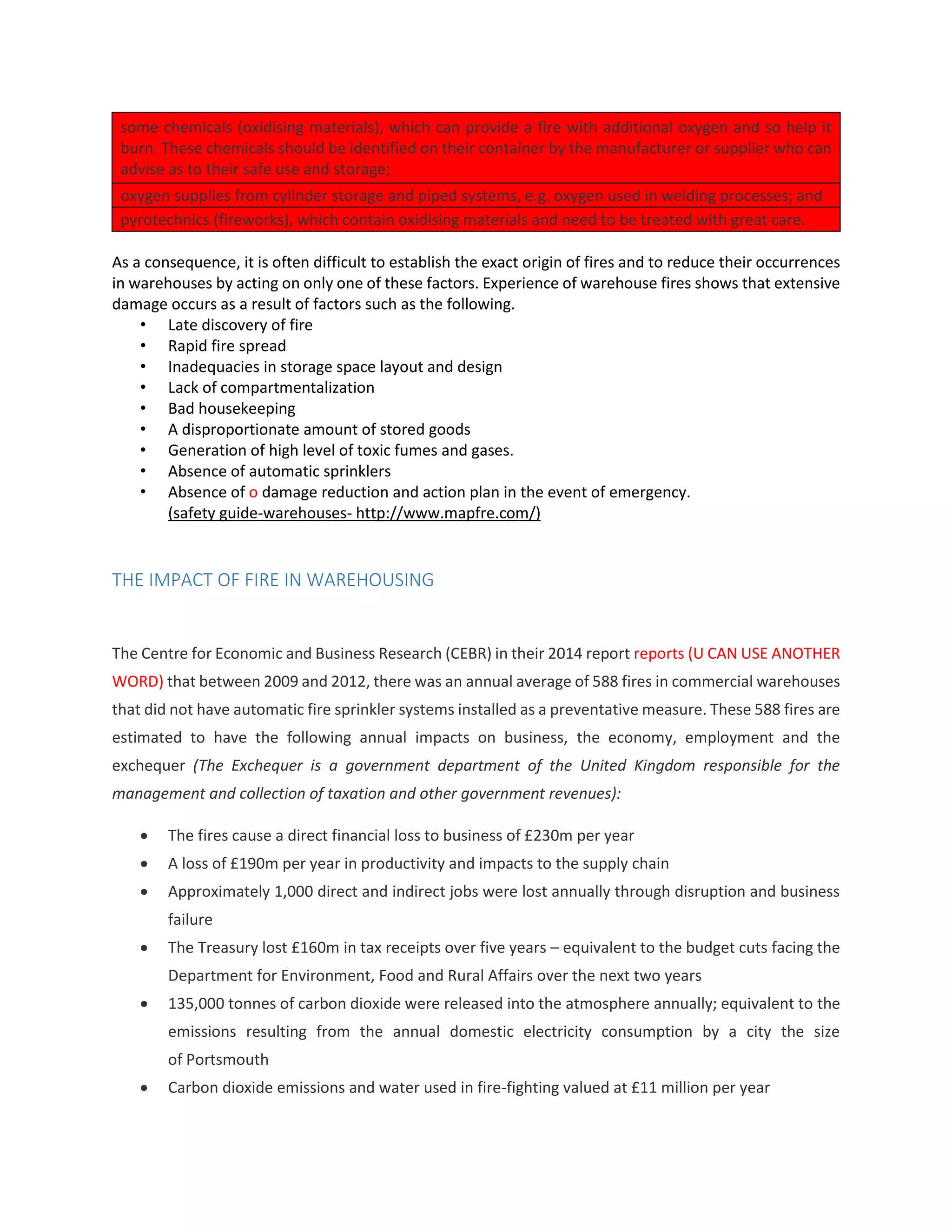 Warehousing risk management | PDF
