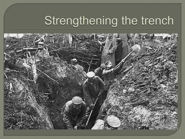 World War 1 Trench Life/Warfare | PPTX