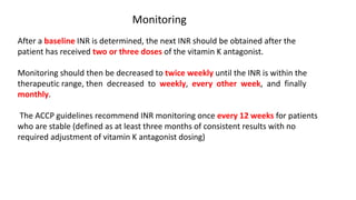 Warfarin dosing | PPTX