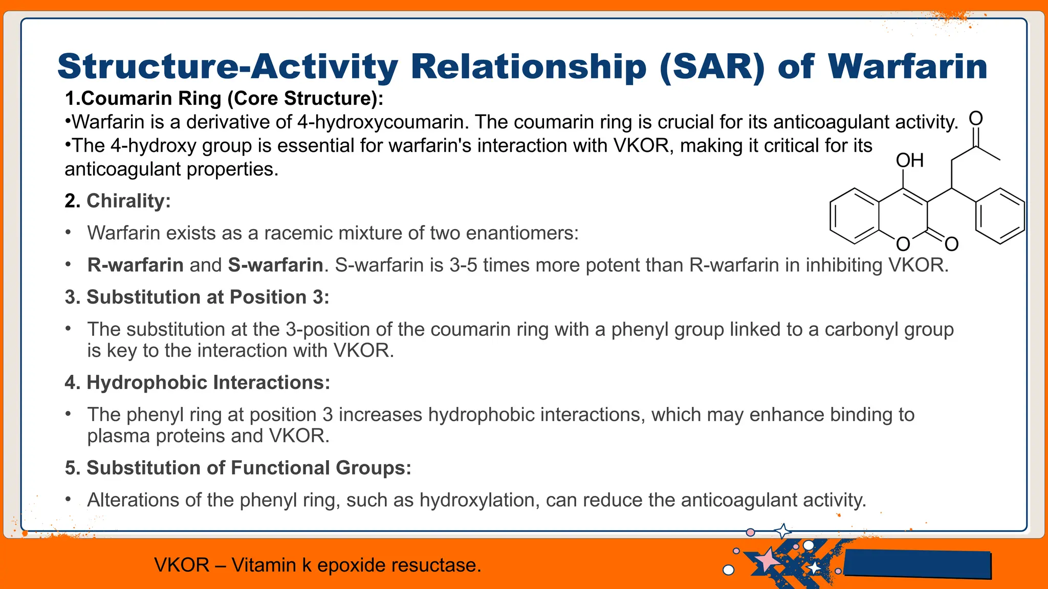 WARFARIN AN ANTI-COAGULANT AGENT MEDICINAL CHEMISTRY - II | PPTX