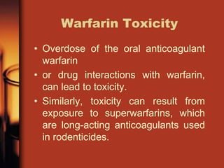 Warfarin toxicity | PPT