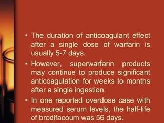 Warfarin toxicity | PPT
