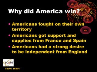 War for independence | PPT