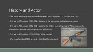 War in afghanistan | PPTX
