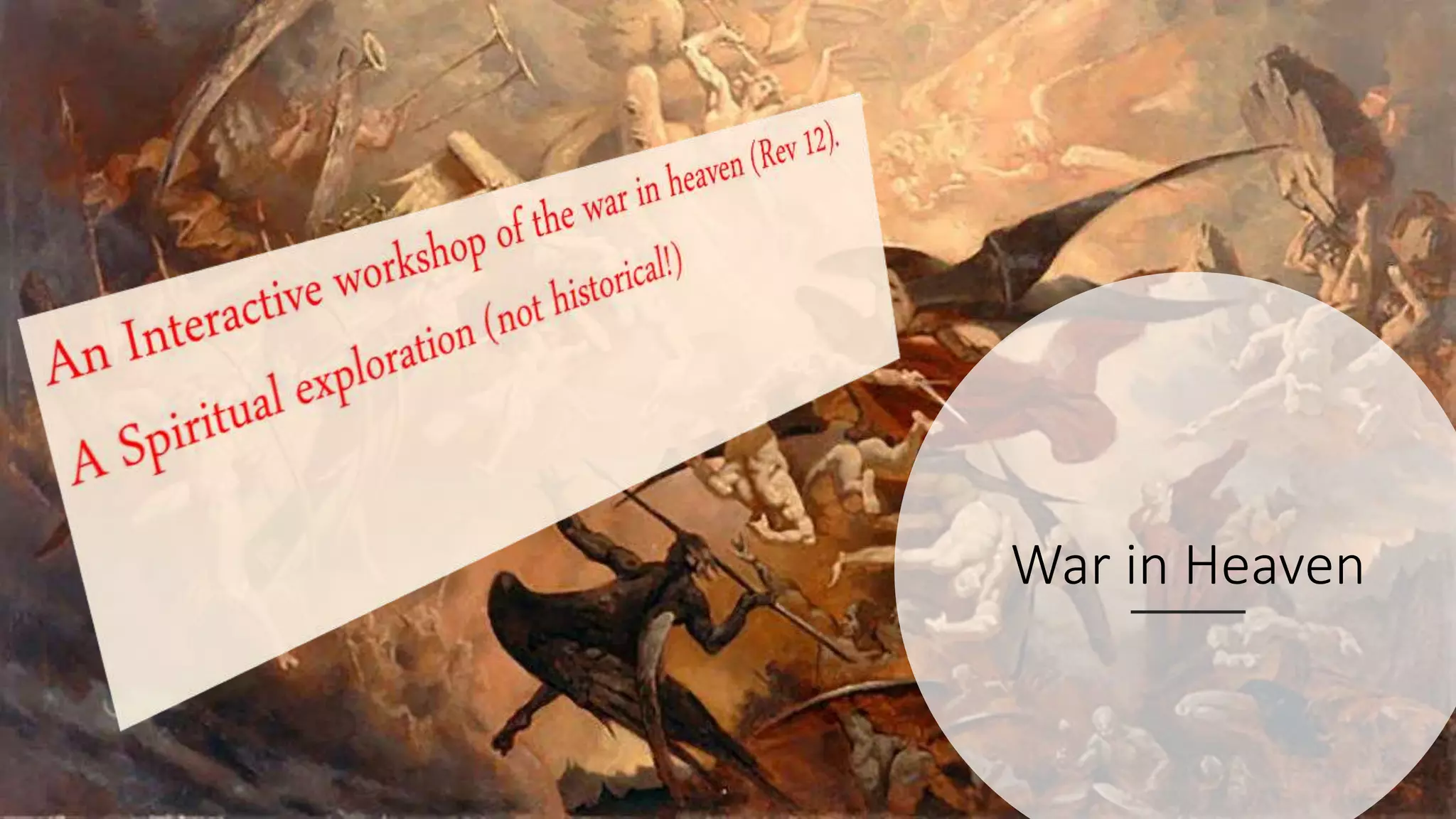War in heaven | PPTX