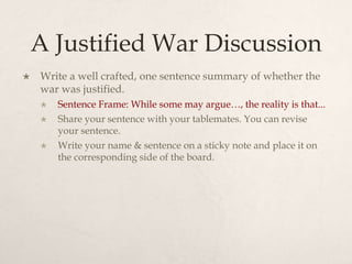 The War in Iraq | PPTX