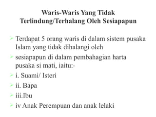 Waris KULIAH 2 | PPT