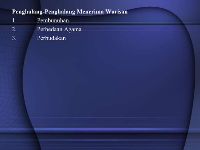 Warisan dalam islam | PPTX
