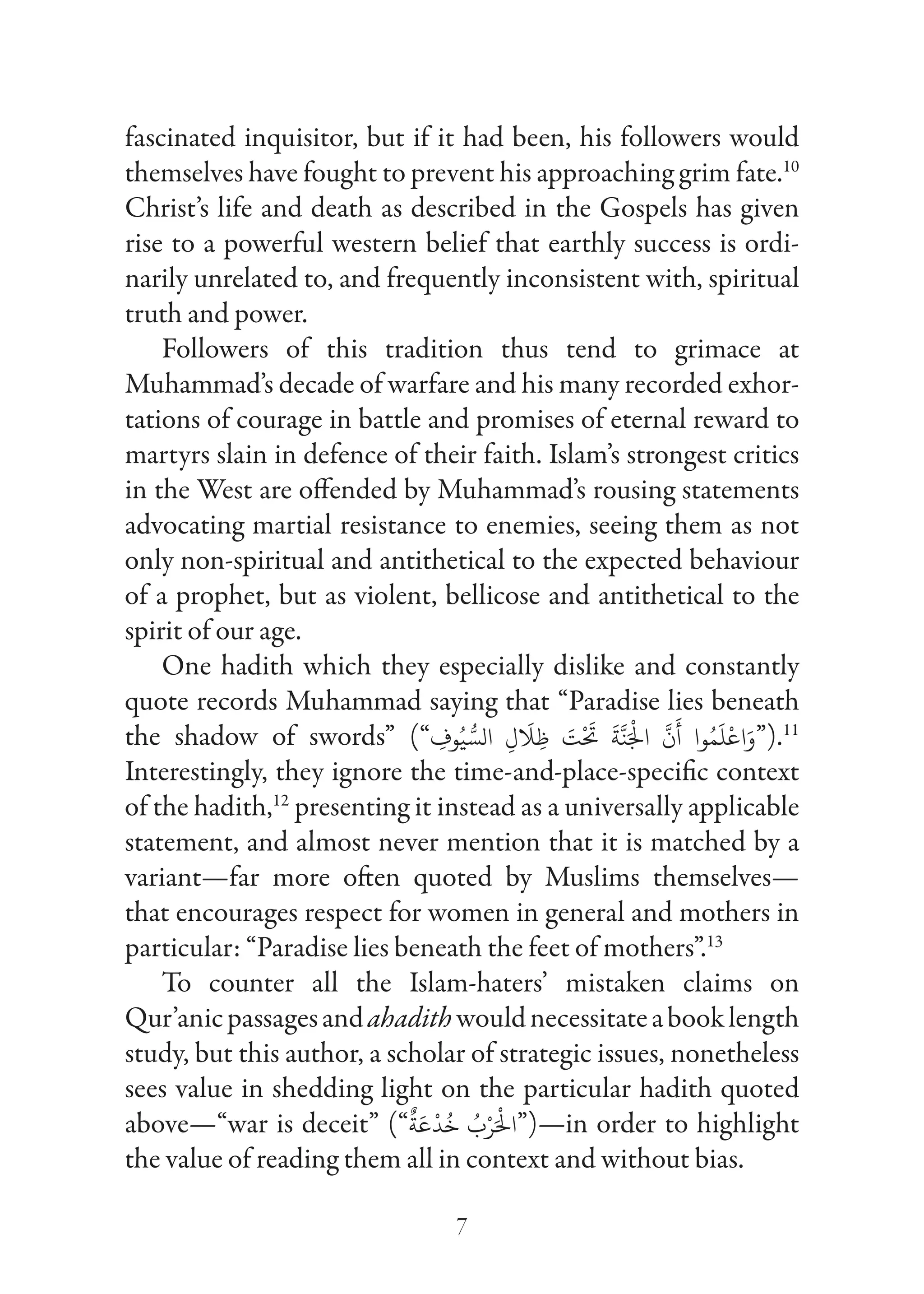 “War is Deceit”: An Analysis of a Contentious Hadith on the Morality of ...