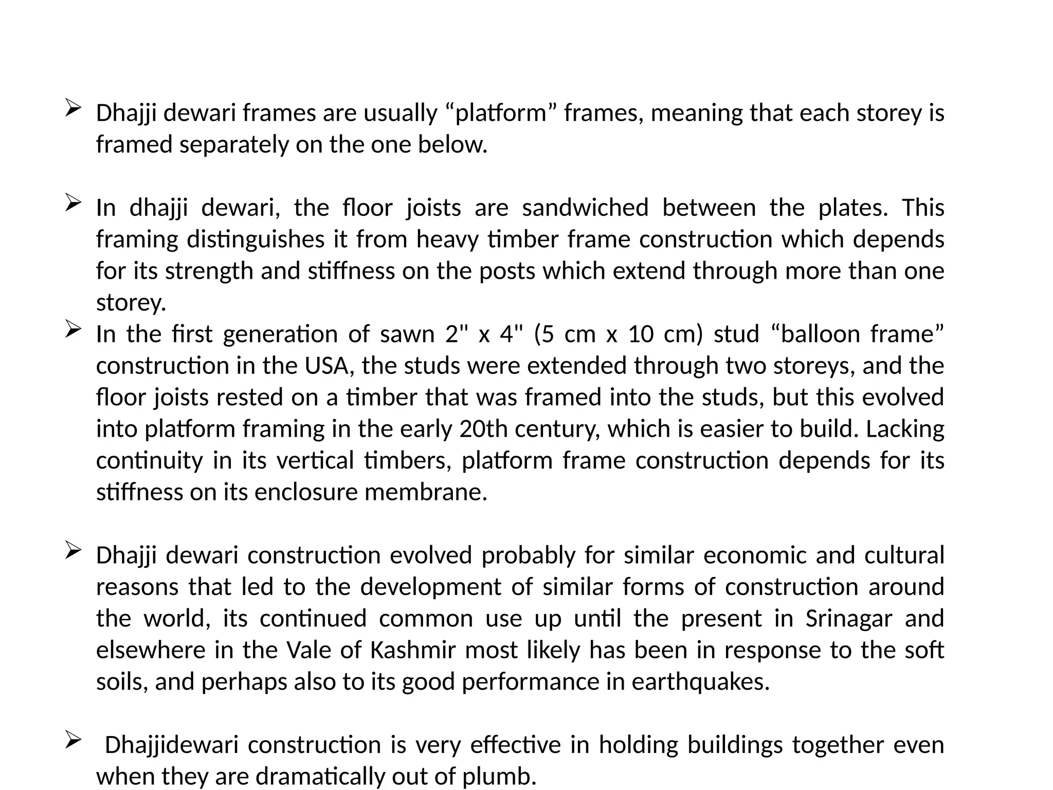 Traditional kashmiri architecture: Taq and dhajii- diwari construction ...