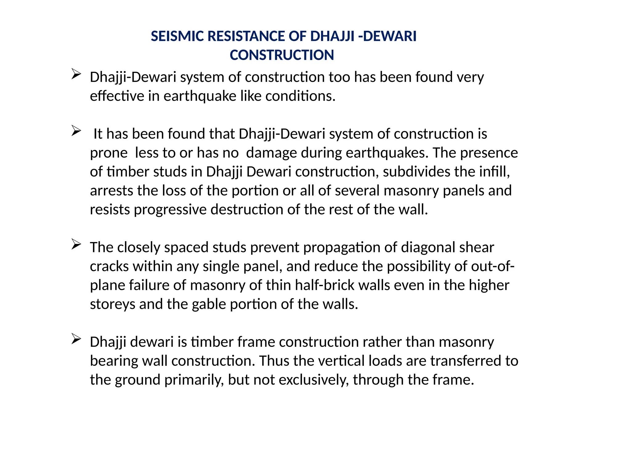 Traditional kashmiri architecture: Taq and dhajii- diwari construction ...