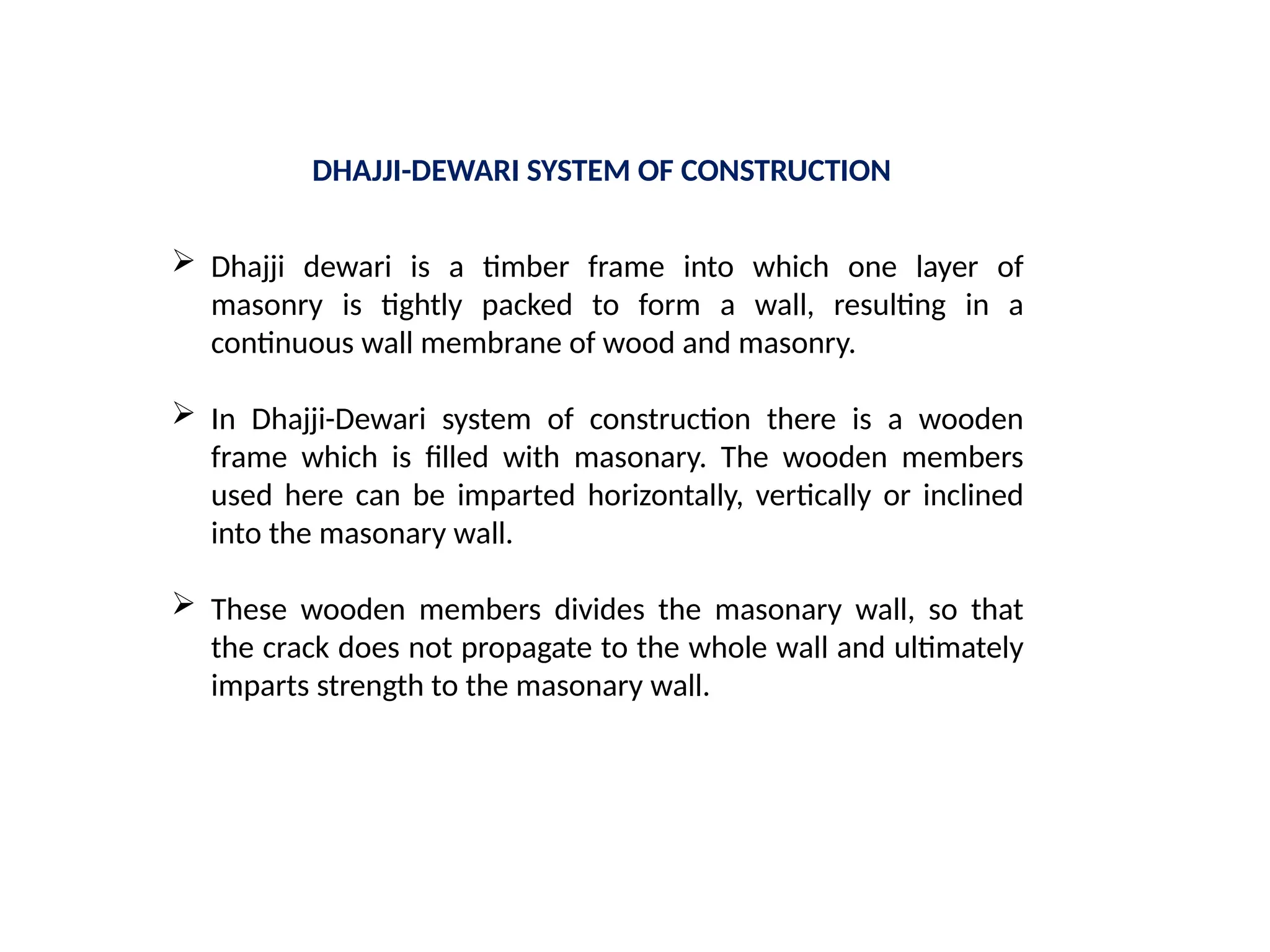 Traditional kashmiri architecture: Taq and dhajii- diwari construction ...
