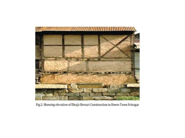 Traditional kashmiri architecture: Taq and dhajii- diwari construction ...