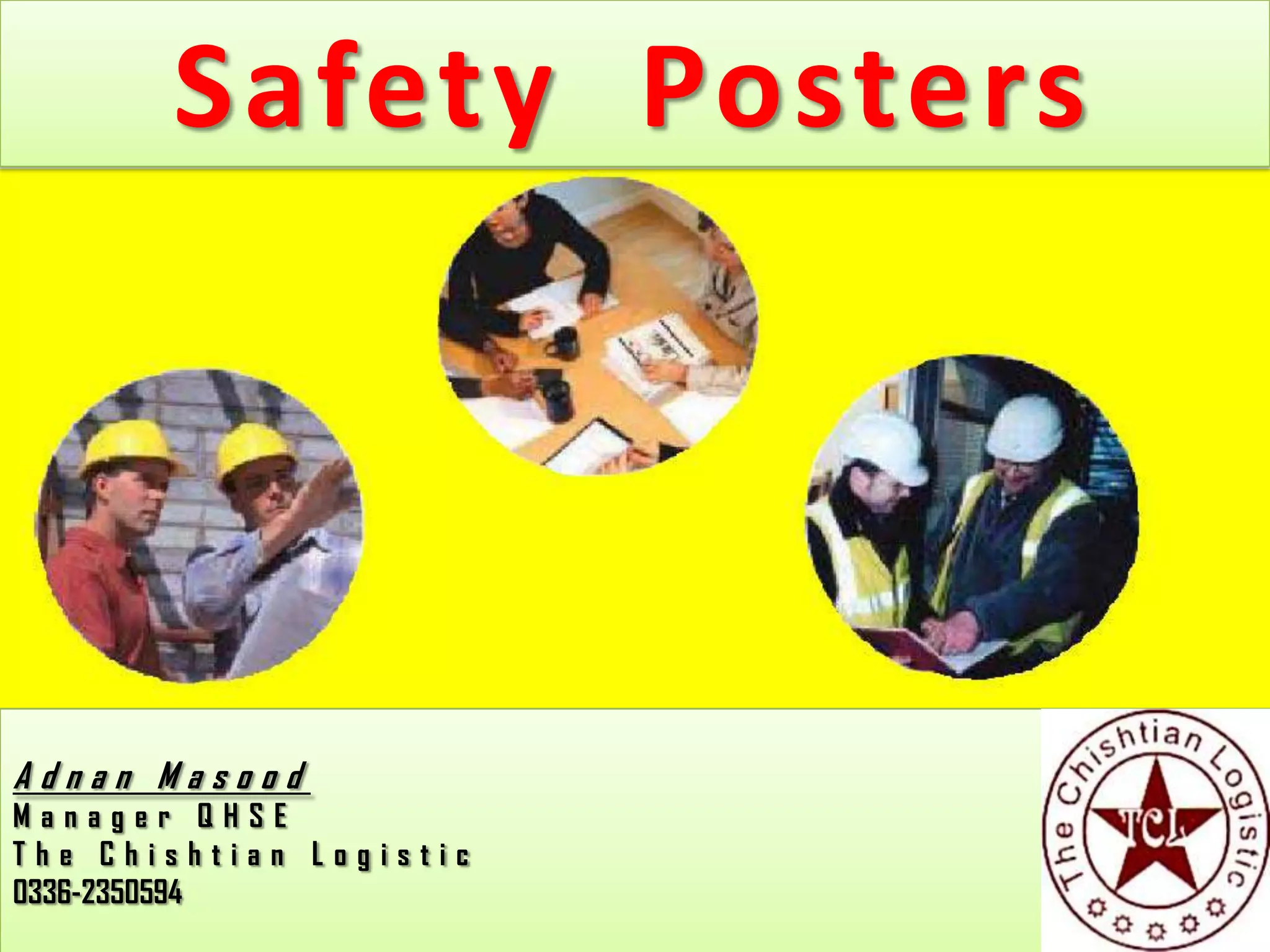 Safety Posters | PPTX