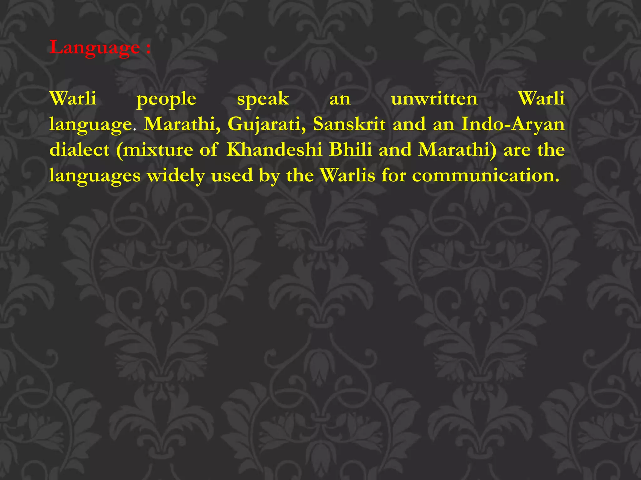 Warli tribe | PPTX