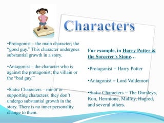 Charcters, Setting, and Plot Structure | PPTX