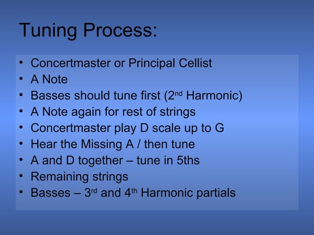 Warm Ups For Strings | PPT