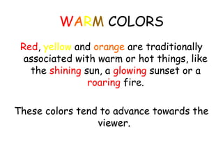 Warm and cold colors | PPT
