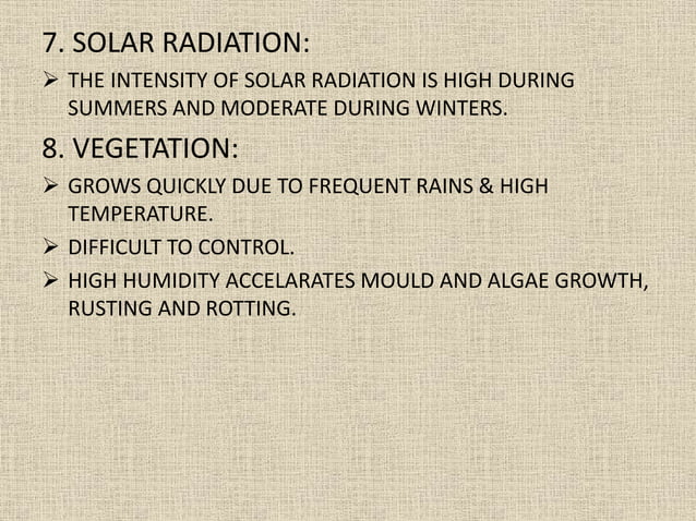 Warm and humid climate | PPTX