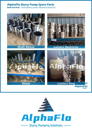 AlphaFlo® | Warman Pump Interchangeable | PDF