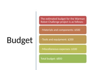 Warman Robot Challenge Project Plan.pptx