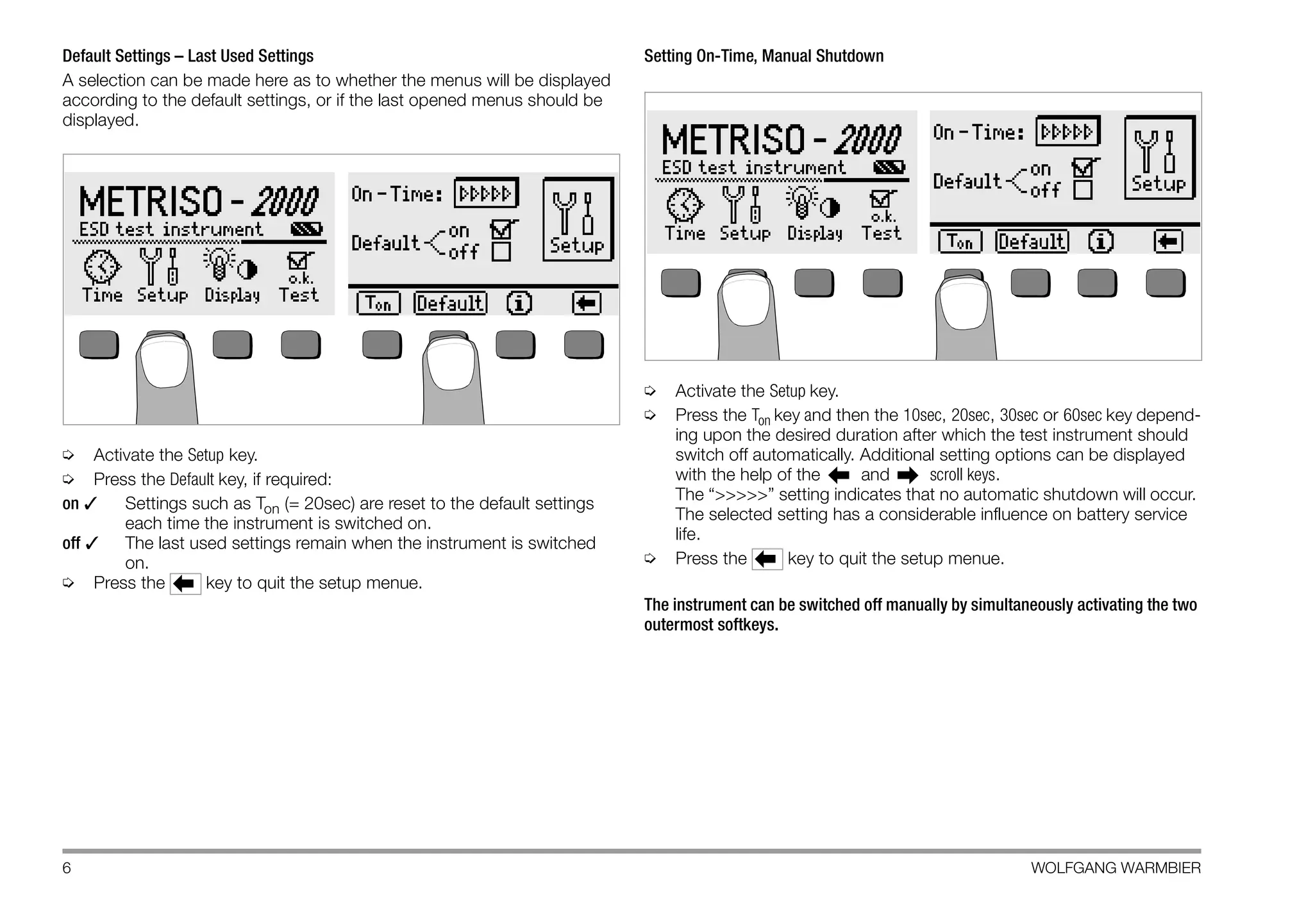 Manual de uso del megohmetro METRISO 2000 | PDF