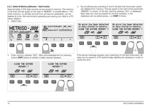 Manual de uso del megohmetro METRISO 2000 | PDF