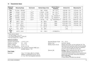 Manual de uso del megohmetro METRISO 2000 | PDF