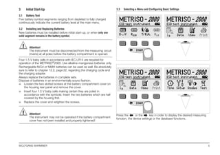 Manual de uso del megohmetro METRISO 2000 | PDF