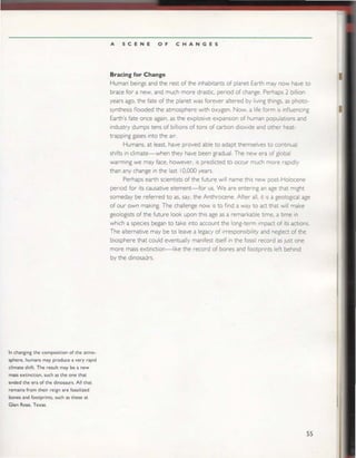 Humanity's Role in Creating a "Post-Holocene" Chapter of Earth History ...