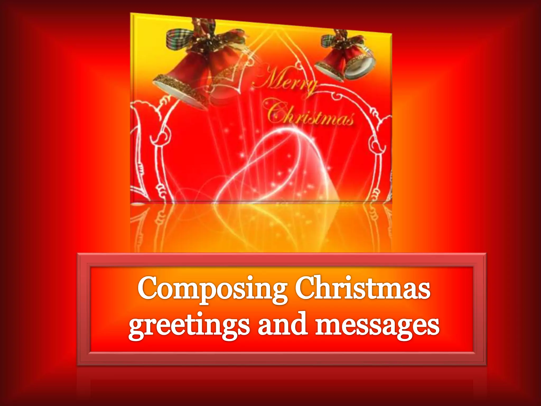 Warm Christmas Greetings | PPTX