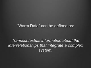 Warm Data Lab Helsinki | PPT