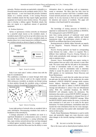 Detection and prevention of wormhole attack in mobile adhoc networks | PDF