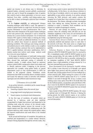 Detection and prevention of wormhole attack in mobile adhoc networks | PDF