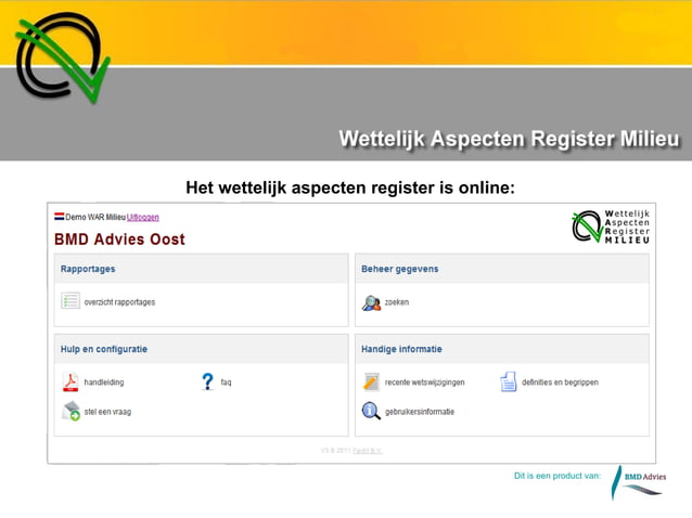 Presentatie Wettelijk Aspecten Register Milieu | PPT