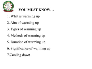 Warming up | PPT