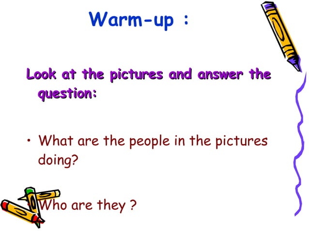 Warm up | PPT